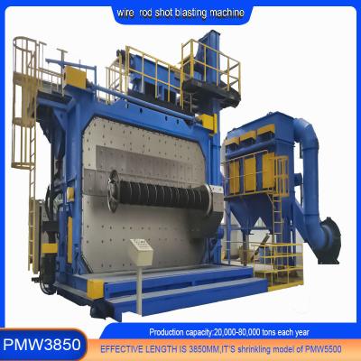 Cina Wire Rod Coil Shot Blasting Machine with Production Cycle and 2500 Kg Loading Capacity in vendita