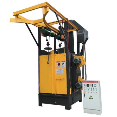 China High Cleanliness Rfq Double Spinner Hanger Hook Type Shot Blasting Machine for Results à venda