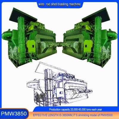 China Perfect Blast Wheel Wire Rod Coil Shot Blasting Machine for and Improved Performance Te koop