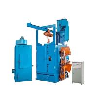 China Derusting Single/Double Hook Spinner Hanger Shot Blasting Machine Customized by Pumingwei for sale