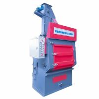 China Derusting Single/Double Hook Spinner Hanger Shot Blasting Machine Customized by Pumingwei for sale