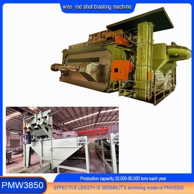 China Wire Rod Coil Shot Blasting Machine for Wire Descaling in Various Product Industries Te koop