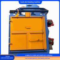 China Q372 Small Hook Spinner Hanger Shot Blasting Machine Without Pit For Surface Cleaning for sale