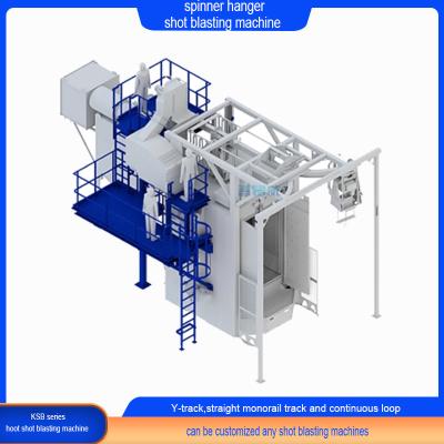 Cina Crawler Abrator Custom Standard Spinner Hanger Pass Through Shot Blasting Machine in vendita
