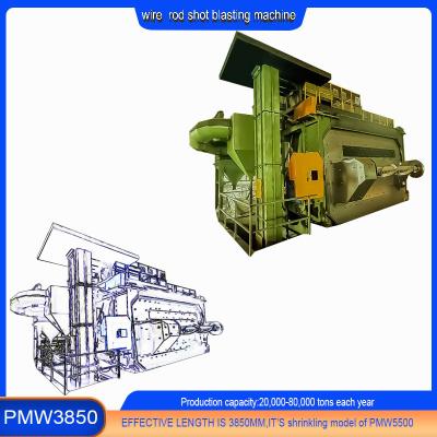 Cina Standard Parts Shot Peening Wire Rod Shot Blasting Machine for Corrosion-Free Surface in vendita