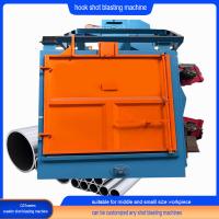 China Customization Hook Overhead Rail Type Shot Blasting Cleaning Machine for Rust Removal for sale