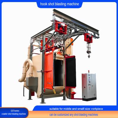 Cina Custom Multiple Hooks Type Shot Blasting Cleaning Machine with Matching Production Line in vendita