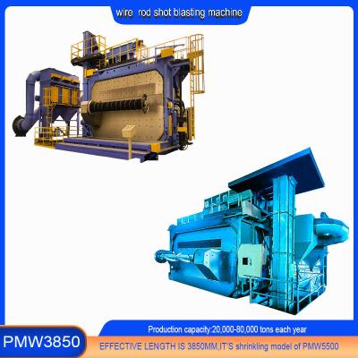 China Highly Clean Wire Rod Coil Shot Blasting Machine for High Carbon Steel Wire Products Te koop