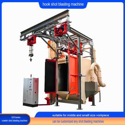 Cina Custom Multiple Hooks Type Shot Blasting Cleaning Machine with Matching Production Line in vendita