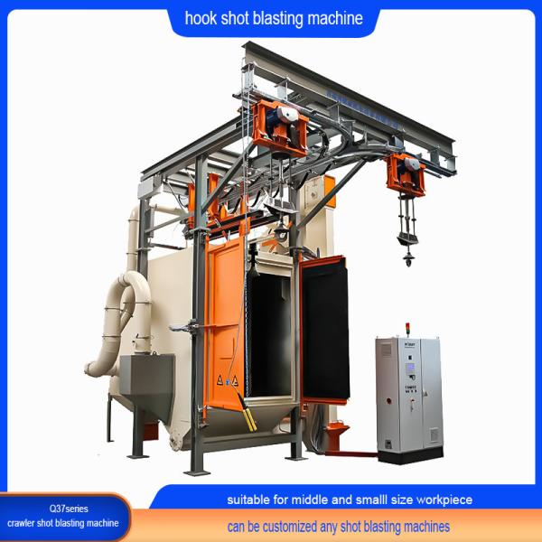 Quality Crawler Abrator Q3710 Cleaning Equipment Hook Type Shot Blasting Machine 1000 Kg for sale