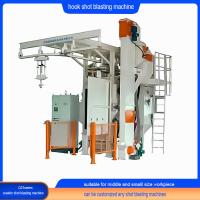 China Hook Type Shot Blasting Cleaning Machine for Metal Surface Rust Removal and Derusting for sale