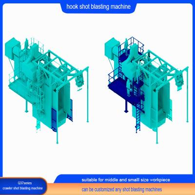 China Custom Different Models Hook Type Shot Blasting Cleaning Machine for T/T Payment Terms for sale