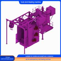 China Hook Type Shot Blasting Machine for International Standard or Customized Derusting Needs for sale