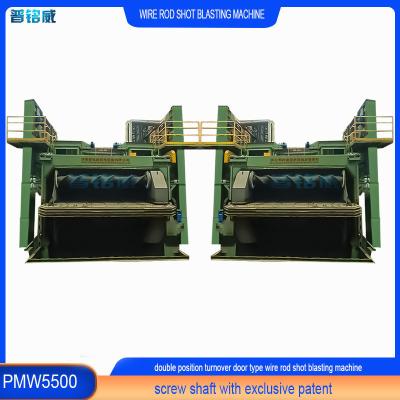 Cina Wire Rod Coil Shot Blasting Machine for Descaling Equipment and Substitute of Pickling in vendita