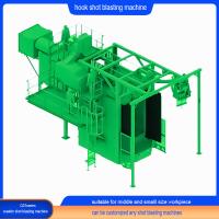 China Perfect Performance Metal Derusting Hook Type Shot Blasting Machine with T/T Payment for sale