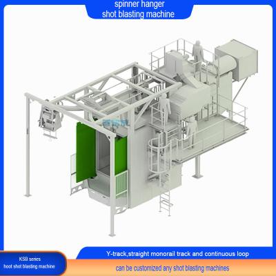 China 2500kg Spinner Hanger Shot Blasting Machine for International or Customized Work-Pieces for sale