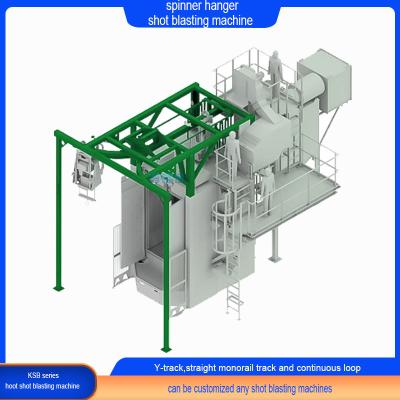 Cina Spinner Hanger Shot Blasting Machine with Custom Sizes and Parts in vendita