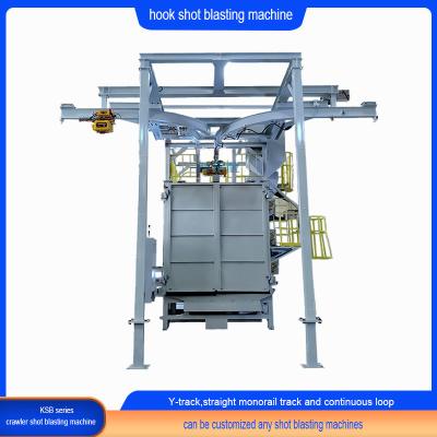Cina Upgrade Your Derusting Process with Spinner Hanger Shot Blasting Machine and Moving Hook in vendita