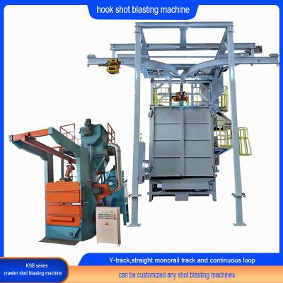 Cina Upgrade Your Derusting Process with Spinner Hanger Shot Blasting Machine and Moving Hook in vendita