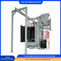 China Overhead Conveyor Shot Blasting Machine with Rail Hook Technical Support Included for sale