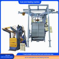 China Overhead Conveyor Shot Blasting Machine with Rail Hook Technical Support Included for sale
