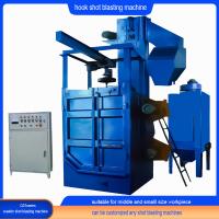 China Spinner Hanger Shot Blasting Machine with Chain Through Design for sale