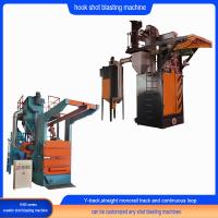 China Spinner Hanger Shot Blasting Machine with Chain Through Design for sale
