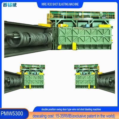 China Wire Metal Surface Shot Blasting Machine with Dust Density 3 Mg/Cubic Meter Customization en venta