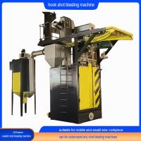 China 2500kg Crawler Abrator for Construction Machinery Automatic Hook Shot Blasting System for sale
