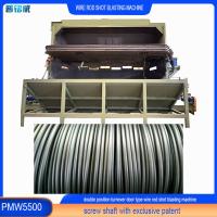 China Customization Wire Rod Coild Shot Blasting Machine with Two Mandrels Loading Door for sale