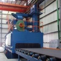 China Convenient Remote Control Operation Roller Table Shot Blasting Machine for Steel Pipe for sale