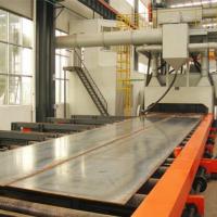 China Customizable Maximum Size Electric Roller Through Type Steel Plate Shot Blasting Unit for sale