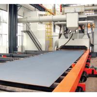 China Customizable Maximum Size Electric Roller Through Type Steel Plate Shot Blasting Unit for sale