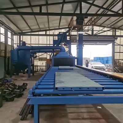 中国 Customized Q69 Through Type Roller Conveyor Shot Blasting Machine for Rust Removal 販売のため