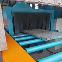 China Automatic Roller Conveyor Shot Blasting Machine for Cleaning Rail-Mounted Steel Pipe for sale