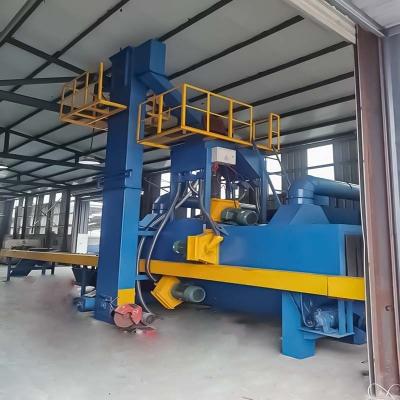 中国 Customized Pass Through Conveyor Shot Blasting Machine with Roller Work Piece Width 1500mm 販売のため