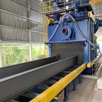 China Crawler Abrator Steel Plate Roller Conveyor Shot Blasting Machine for Customized Needs for sale