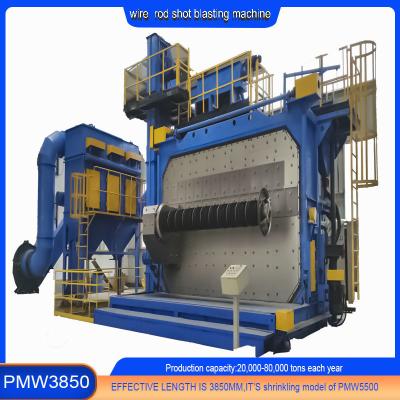 China Spring Steel Wire Roll Shot Blasting Machine mit einem Jahr Nachverkaufsservice zu verkaufen