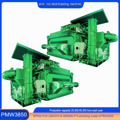 Cina High Cleanliness Corrosion Proof Rod Coil Wire Shot Blasting Machine for Bearing Steel in vendita