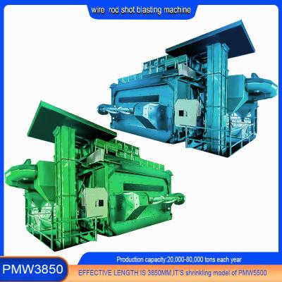 China Wire Coil Rod Shot Blasting Machine for Cold Forging Steel One Year After-sales Service Te koop