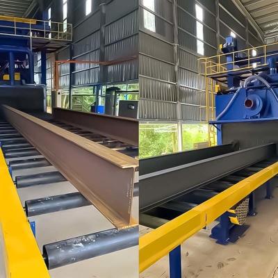 China Electric Continuous Roller Pass Through Shot Blasting Equipment for Precise Cleaning for sale
