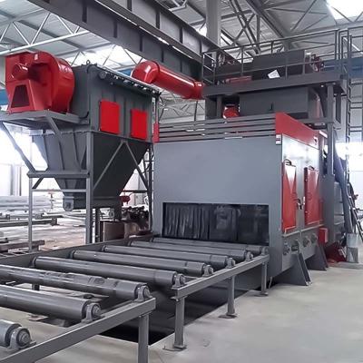 China Electric Continuous Roller Pass Through Shot Blasting Equipment for Precise Cleaning for sale