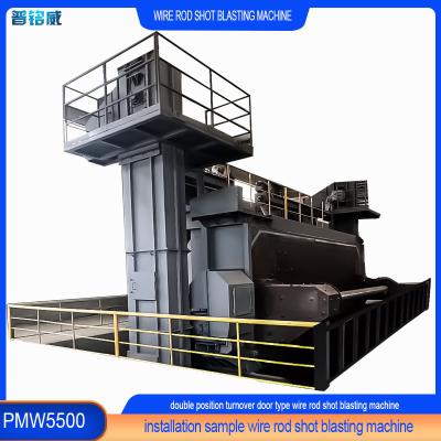 China Wire Shot Blasting Machine for Wire Surface Derusting Customization 60000-120000 tons Te koop