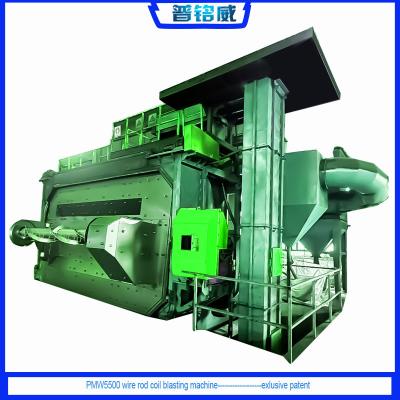 China Customized Wire Rod Shot Blasting Machine Keep Your Wire Surface Clean and Rust-Free Te koop