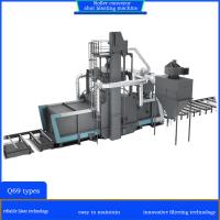 China Customized Electric Roller Conveyor Shot Blasting Machine for Perfect Abrasive Removal for sale