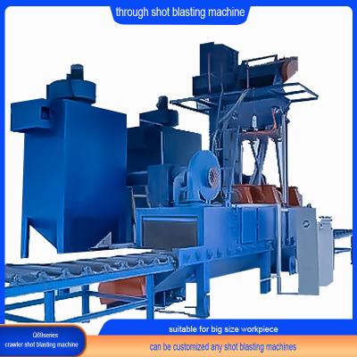 China Customizable Roller Conveyor Shot Blasting Machine for High Capacity Production Lines zu verkaufen