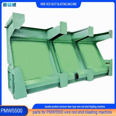 China Wire Rod Shot Blasting Machine for Stainless Wire Production 12.5*5.5*6.4m PMW 5500 Te koop