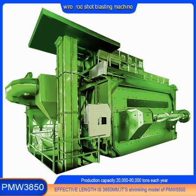 China Wire Stock Shot Blasting Machine mit Umschlagstürtyp und 20-40RMB/T Derusting-Kosten zu verkaufen