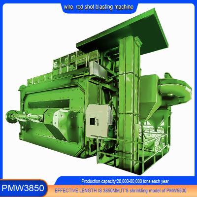 Китай High Cleanliness Coil Rod Shot Blasting Machine 8-42 mm for Customized Wire Diameter продается