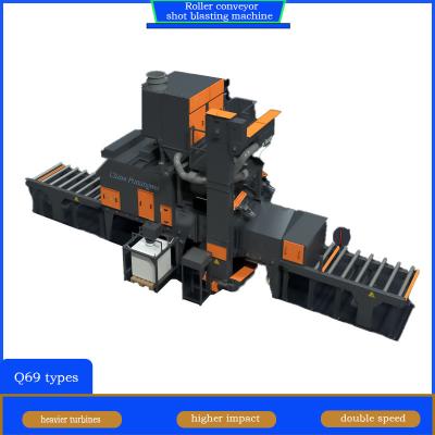 China Conveyor Transporting Roller Through Shot Blasting Machine for Industrial Applications for sale